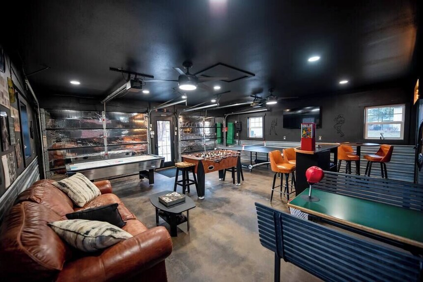 Urban Edge | Comfort & Fun: Large Game Room & Fitness Room - Decorah, IA
