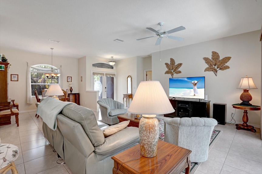 Private, Spacious 3 Bed-2 Bath Home With Pool & Spa - North Port, FL