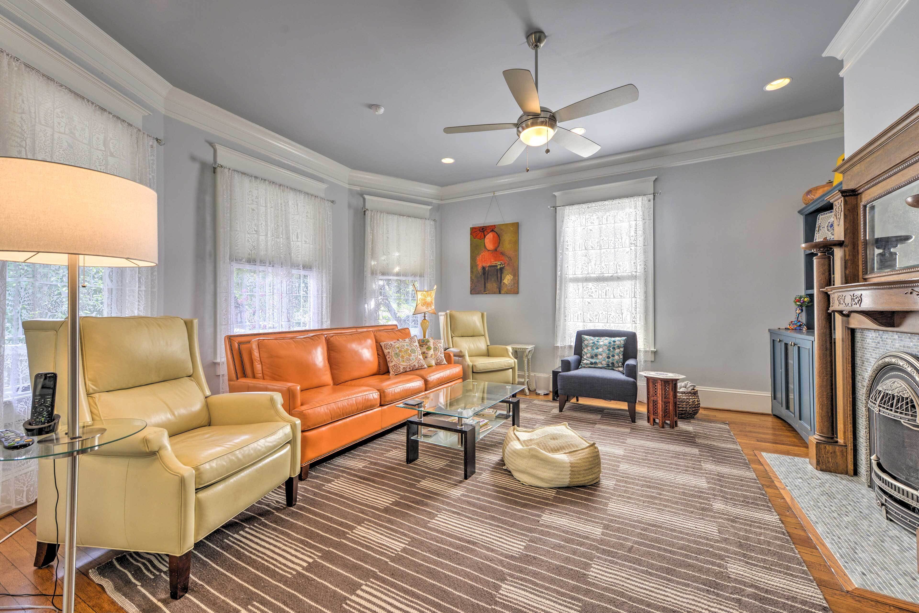 Elegant Raleigh Home W/ Porch, Walk Downtown! - Raleigh, NC