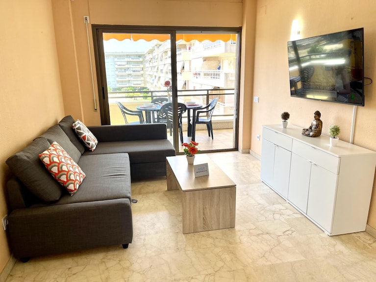 Apartbeach Nuevo Aquamarina 319 Vistas Piscina Y Climatizado - La Pineda
