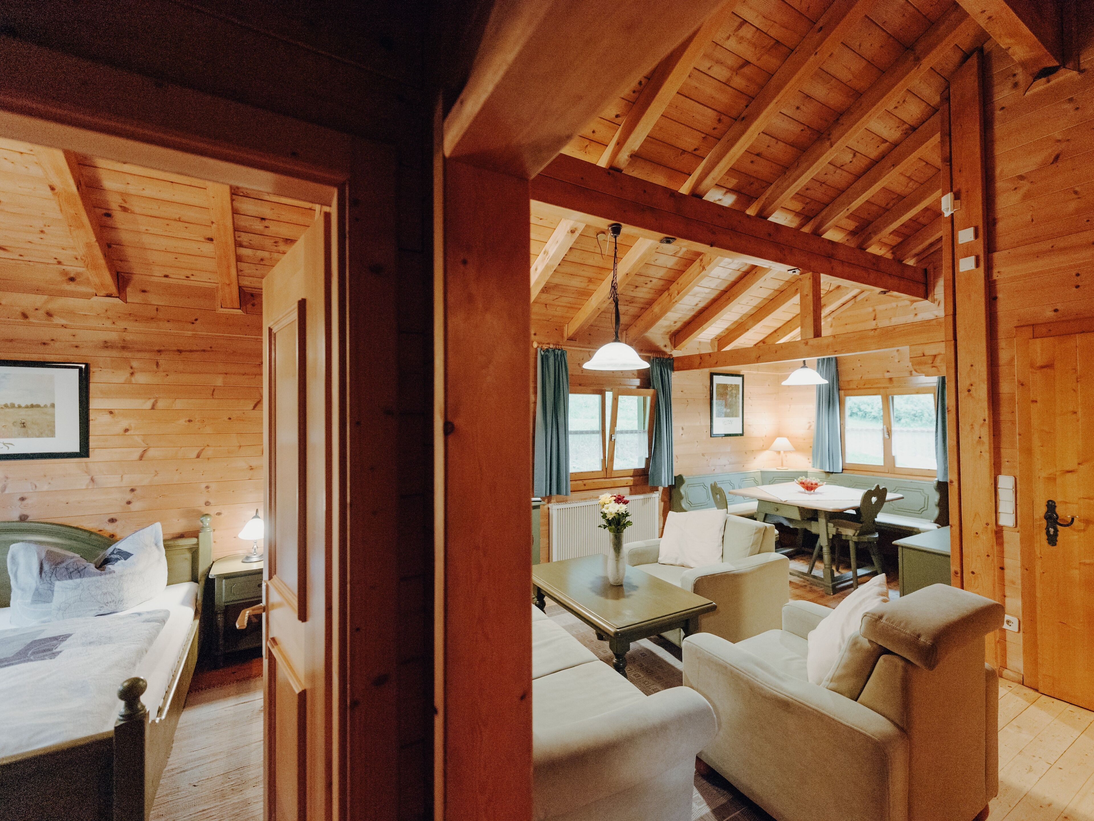 Sta-11 - Cozy Wooden Log Cabin With Covered Veranda Ht - Naturerlebnisdorf - Roding