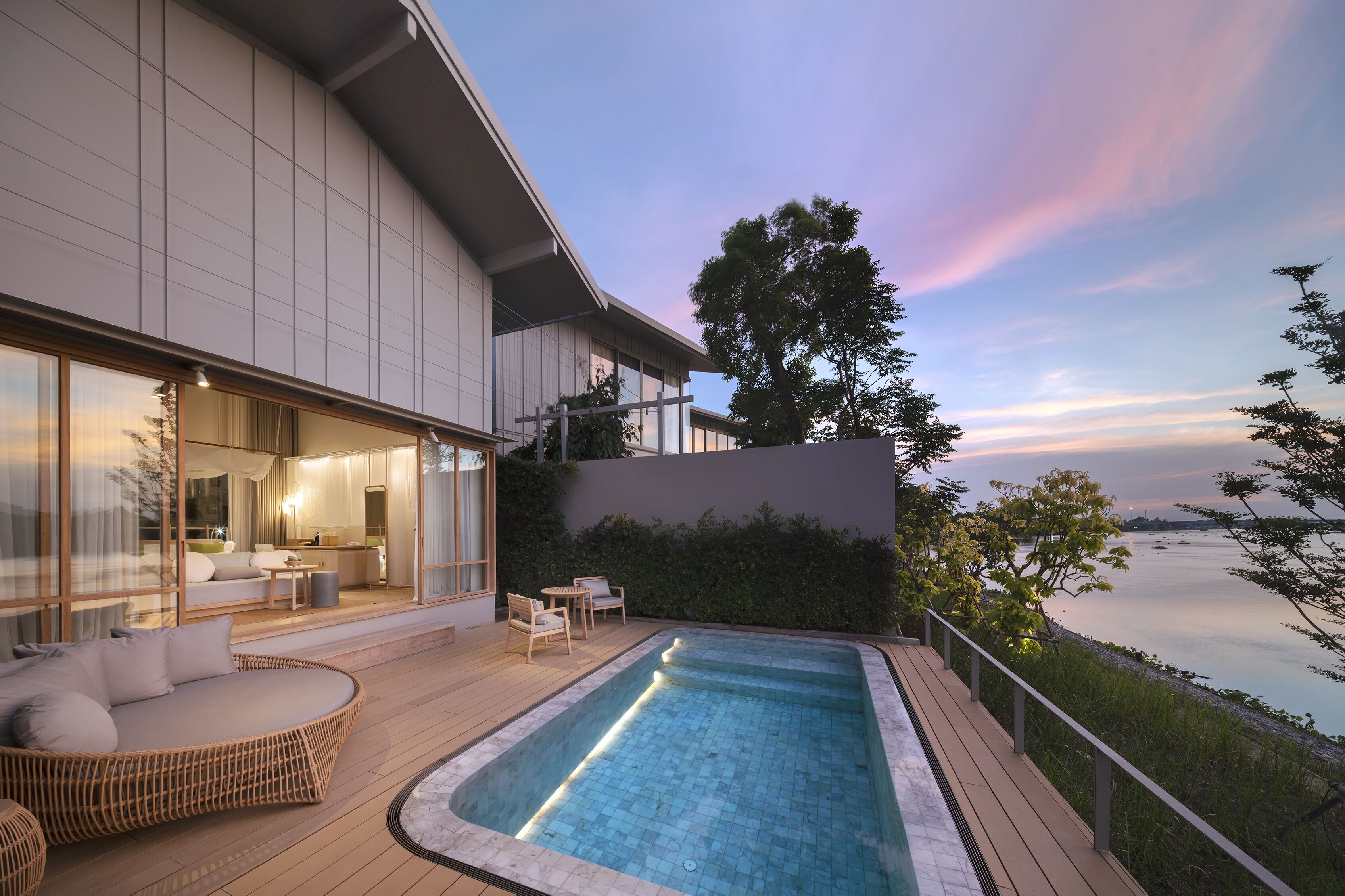 River View Pool Villa | Vista do quarto