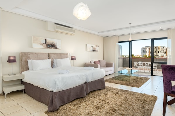 Suíte estúdio exclusiva | Vista do quarto