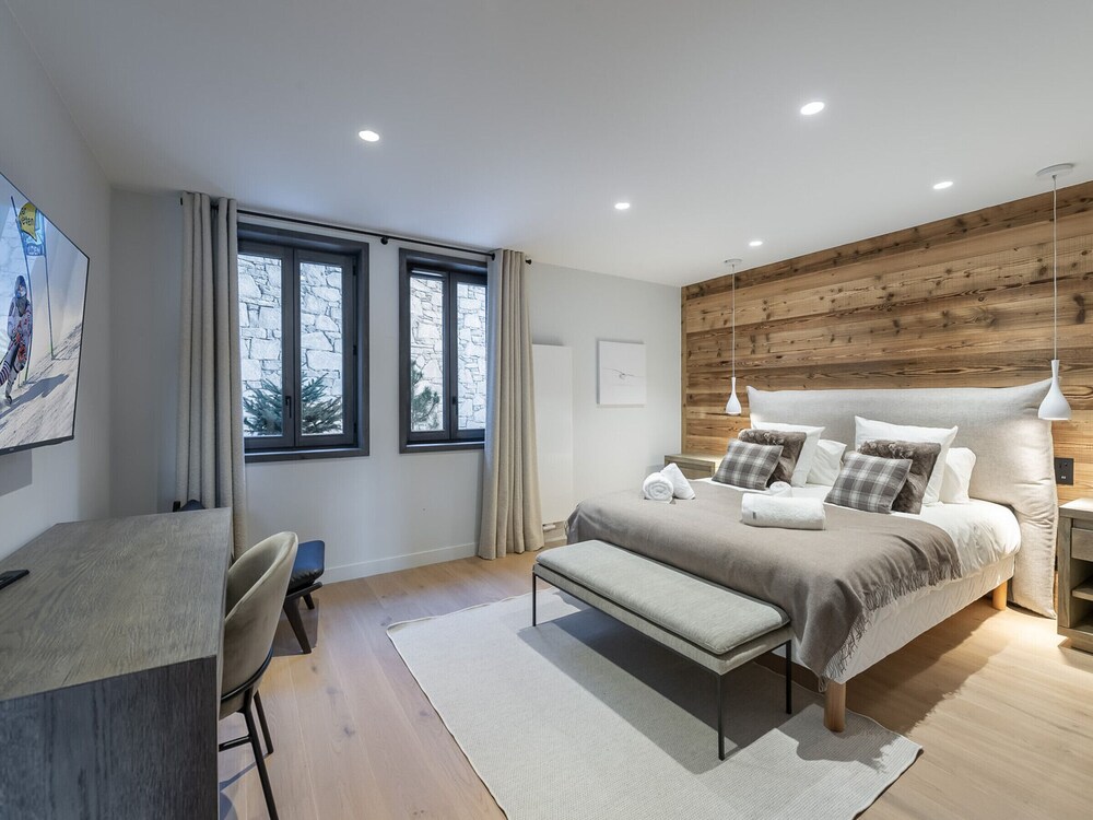 Apartamento Nuevo Cerca De Pistas, 4 Habitaciones Con Sauna Y Chimenea - Courchevel, Francia