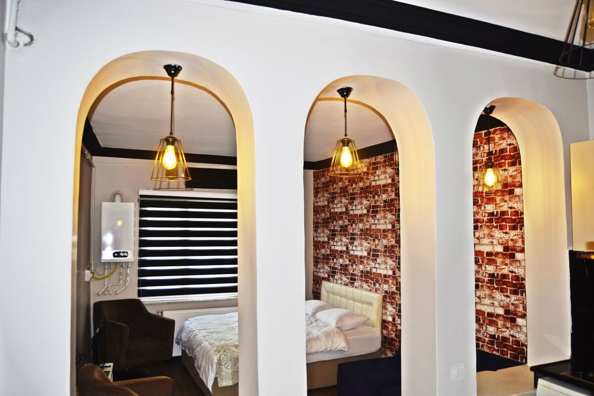 Apartamento standard | 1 quarto, roupas de cama premium, escrivaninha