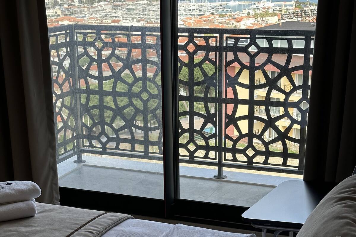 Quarto Duplo Deluxe, varanda, vista para o mar | Roupa de alta qualidade 