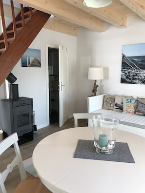 Apartamento, 2 quartos, terraço, vista para o jardim | Wi-fi grátis, roupa de cama fornecida 
