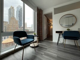 Apartamento urbano | Vista do quarto