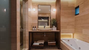 Quarto casal luxo, banheira de imersão | Roupas de cama de algodão egípcio, roupas de cama premium