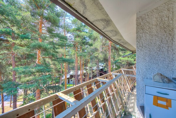 Apartamento Familiar, 1 quarto (La Tana dello Scoiattolo (Skiing) | Varanda