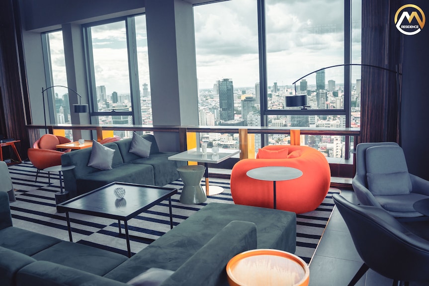 Brand New 1 Bedroom Infinity Pool Down To 50 Usd/night In M Residence - Phnom Penh