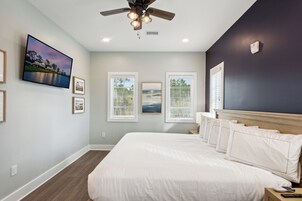 Camas de colchão pillowtop, com decoração personalizada 