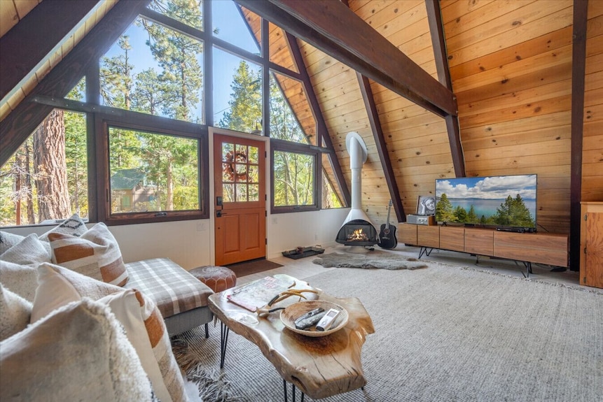 Mid Century Modern Cabin - The Tahoe A-frame - Lake Tahoe