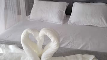 1 quarto, roupa de alta qualidade, camas de colchão viscoelástico