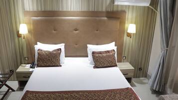 Quarto Duplo Deluxe, 1 quarto | 1 quarto, lençóis de algodão egípcio, roupa de alta qualidade