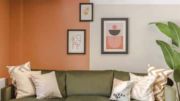 Apartamento standard | 2 quartos, roupas de cama de algodão egípcio, roupas de cama premium