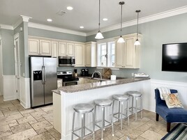 Casa, 3 quartos | Cozinha privada | Um frigorífico, um forno, uma cafeteira/bule, uma torradeira 