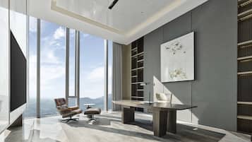 Suite Presidencial, 1 cama king-size | 1 quarto, minibar, cofre com capacidade para portátil