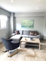 Apartamento luxo | Área de estar | TV
