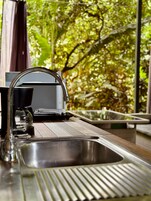 Apartamento Superior (Arrecife) | Cozinha privada | Um frigorífico no espaço comum, um micro-ondas no espaço comum 