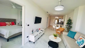Apartamento, 2 quartos, acessível, para fumantes | Lounge