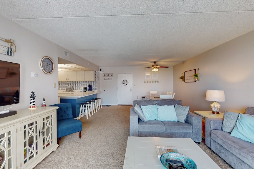 Beachfront Condo With Ocean And Bay Views, Fast Wifi, Pools, & Game Room - 大洋城