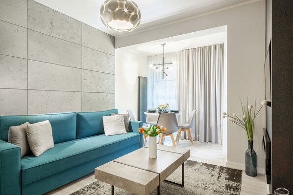 Apartamento, 1 quarto, varanda | Sala