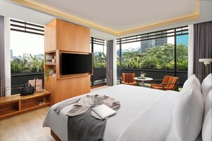 Studio 28 | Minibar, cofre no quarto, cortinas/cortinados opacos