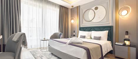 Quarto Duplo Deluxe | 1 quarto, roupa hipoalergénica, minibar, cofre no quarto