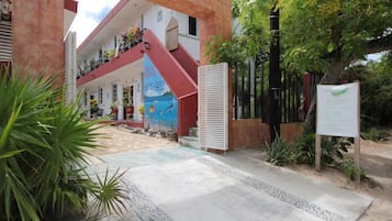 Entrada do alojamento