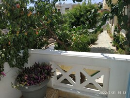 Estúdio, 1 quarto, varanda | Varanda