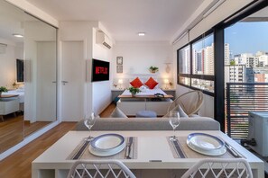 Design Apartment 76 | Roupa hipoalergénica, Wi-fi grátis, roupa de cama fornecida 