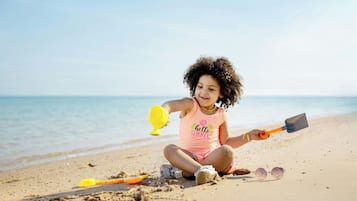 Uma praia privada nas proximidades, autocarro grátis para a praia
