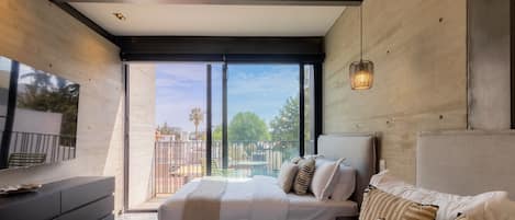 Penthouse Superior, 2 quartos, terraço | 3 quartos, lençóis de algodão egípcio, roupa de alta qualidade