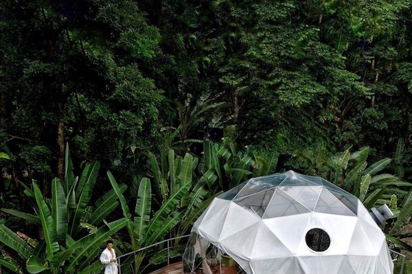 Barraca superluxo | 1 quarto, roupas de cama premium, edredons de pluma