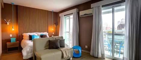 Apartamento Deluxe | 1 quarto, com decoração personalizada, com mobília individualizada