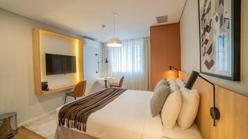 Estúdio Básico | Roupa hipoalergénica, com decoração personalizada, Wi-fi grátis