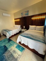 Quarto Duplo Deluxe | Lençóis de algodão egípcio, roupa de alta qualidade, edredões de penas 