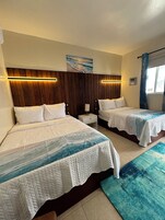 Quarto Duplo Deluxe | Lençóis de algodão egípcio, roupa de alta qualidade, edredões de penas 