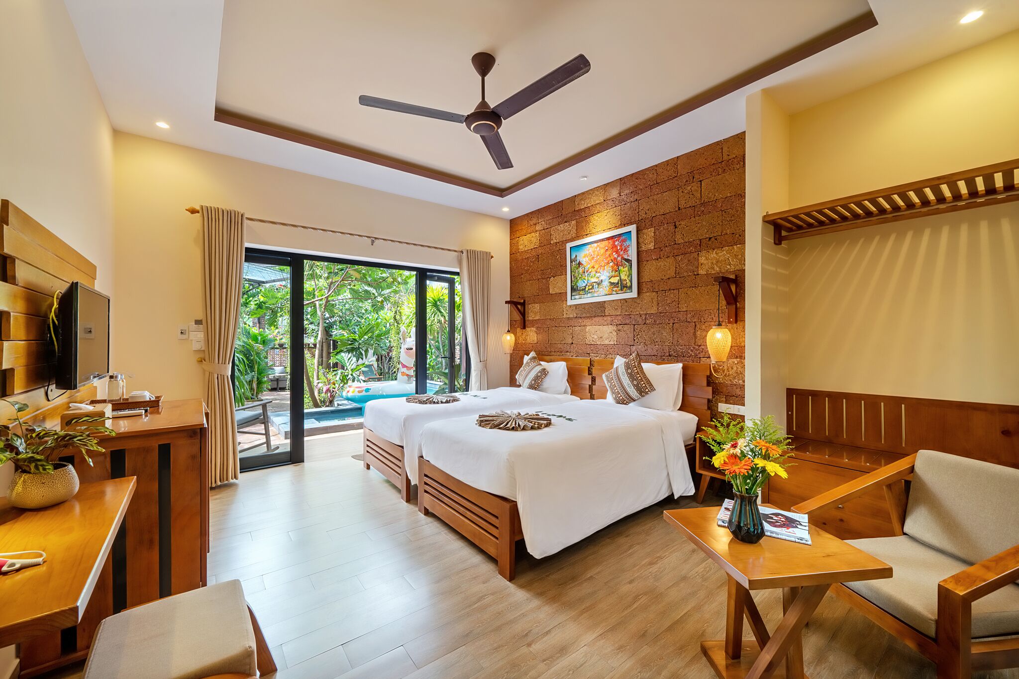 Villa Deluxe | 6 quartos, roupa hipoalergénica, edredões de penas 