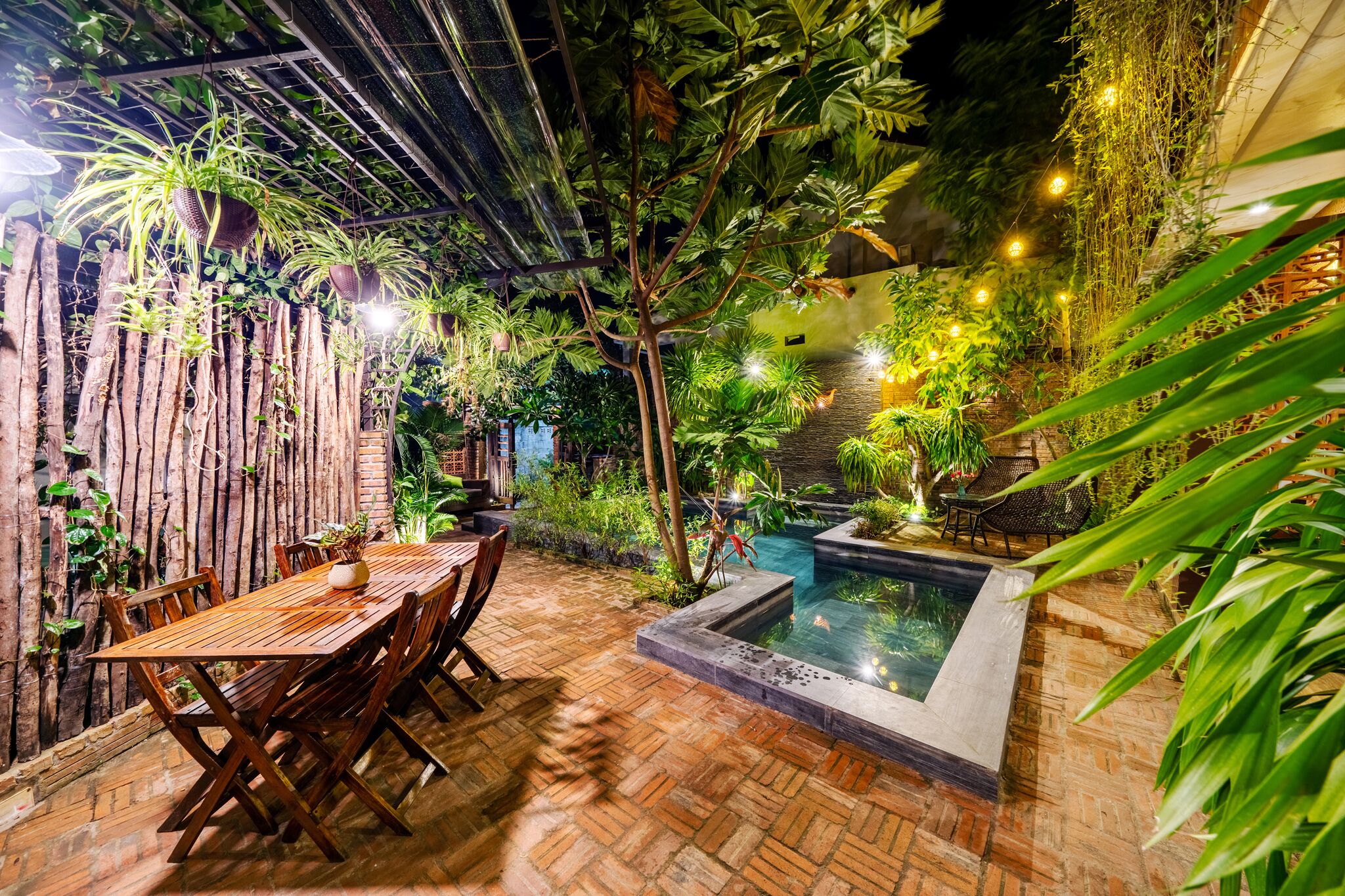 Vista para o jardim