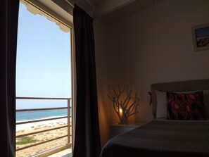 Apartamento Premium, 1 quarto, terraço, vista para o mar | 1 quarto, roupa hipoalergénica 