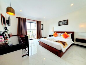 Quarto Duplo Deluxe, varanda | Vista para a cidade