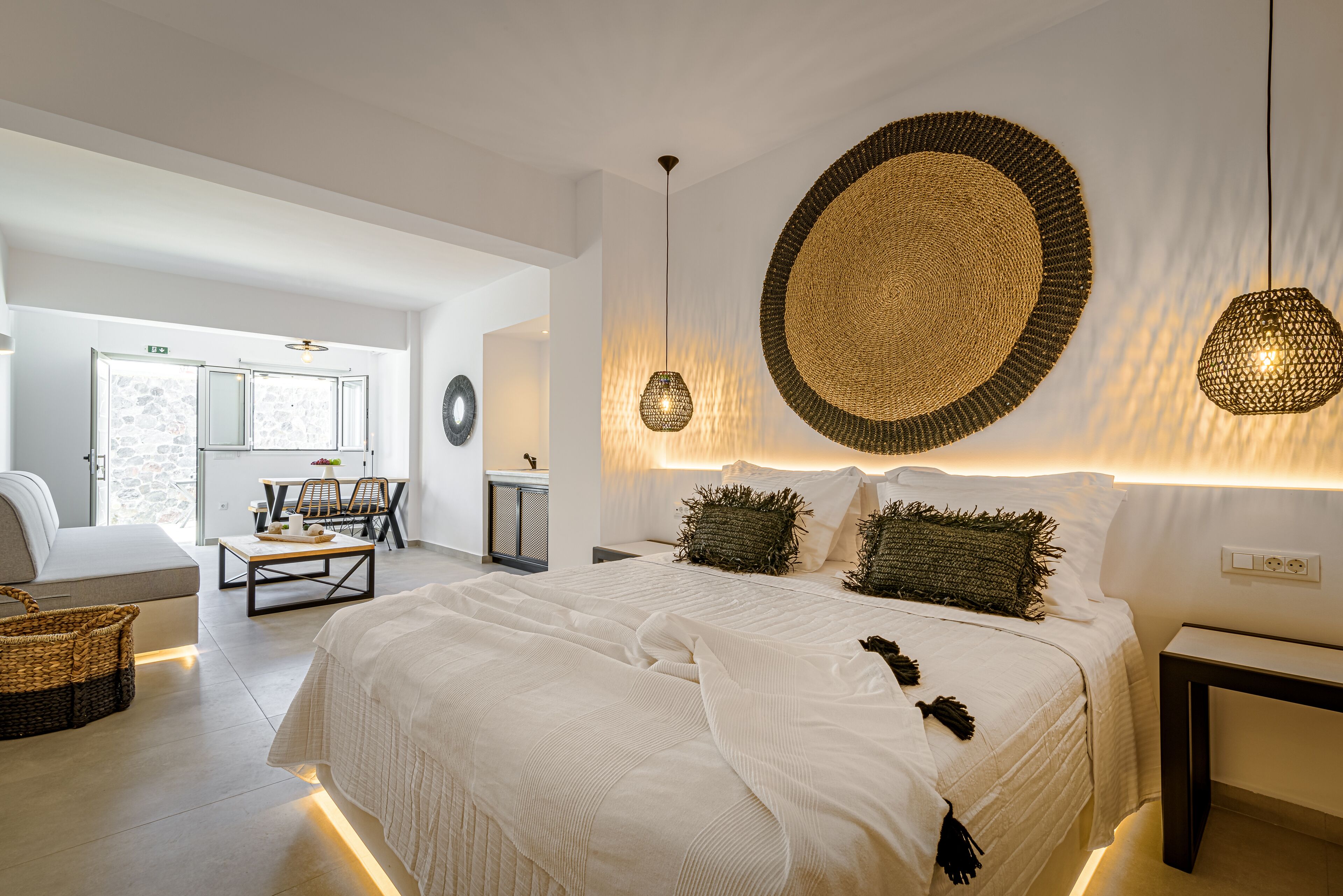 Apartamento | Roupas de cama antialérgicas, cofres nos quartos