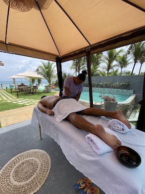 Massagens na praia