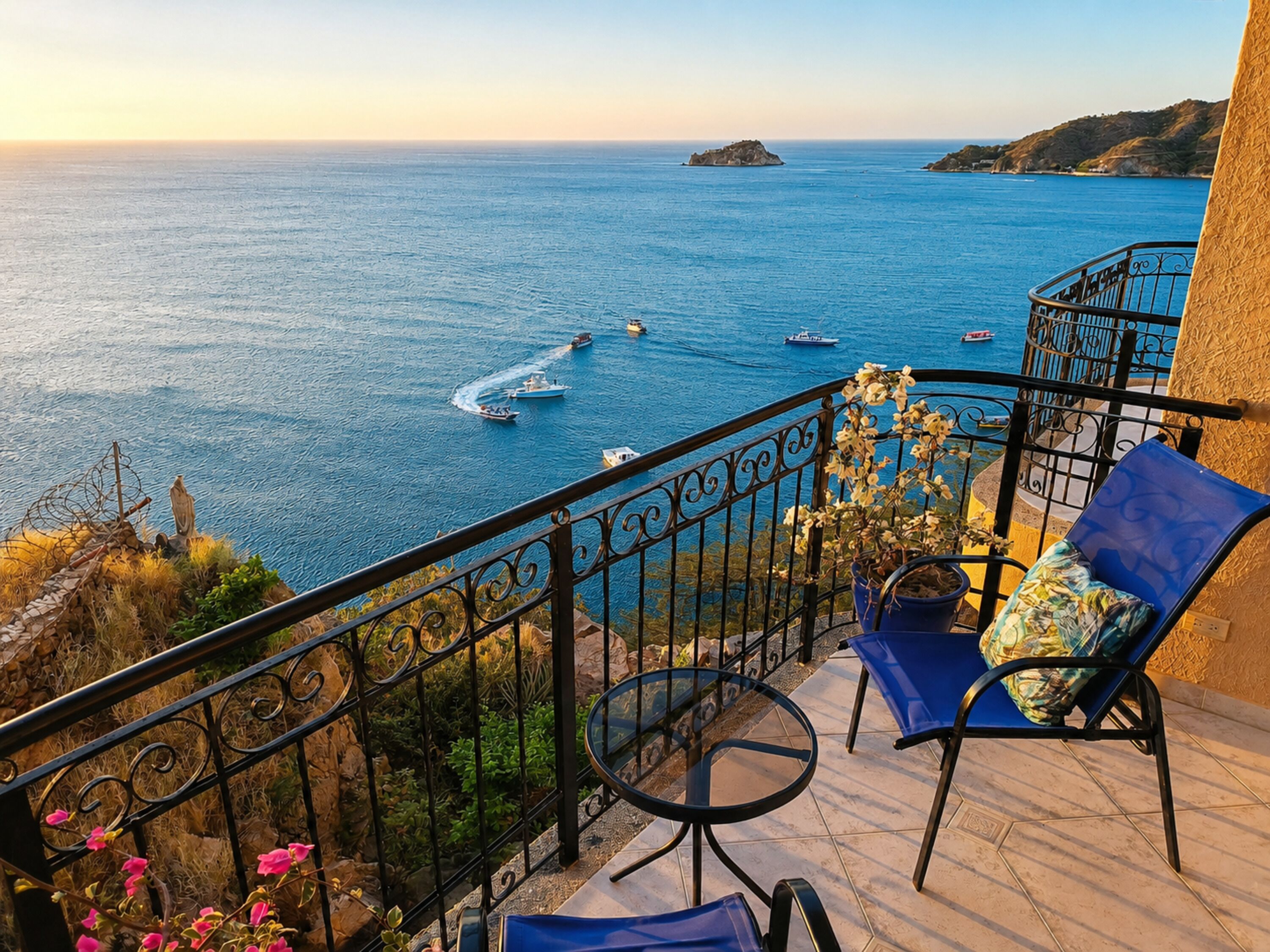 Apartamento, 2 quartos | Vista para praia/oceano