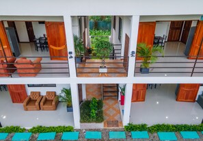 Corrimões nas escadas