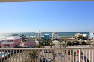 Condo, 2 quartos, sacada, vista para o oceano (505) | Vista da sacada
