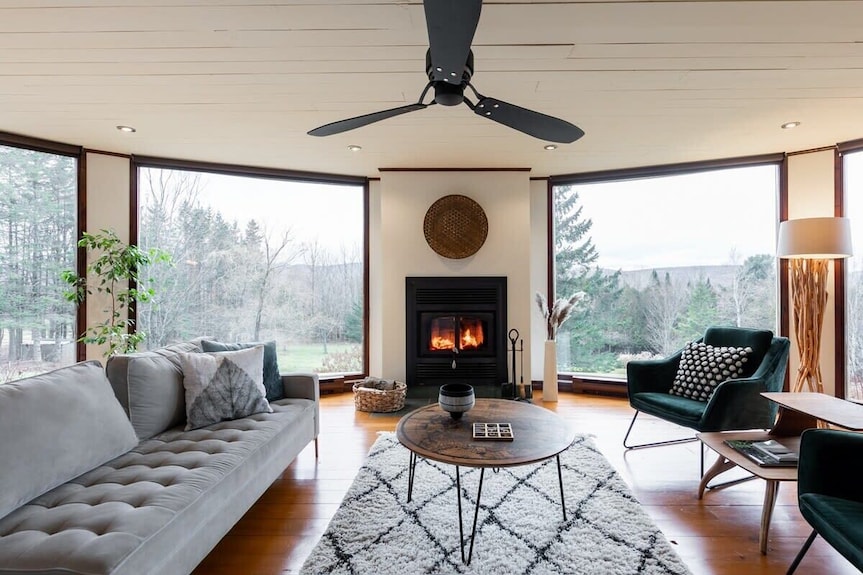 L'orford : Spa, Foyer & Vues Sur La Forêt - Sherbrooke