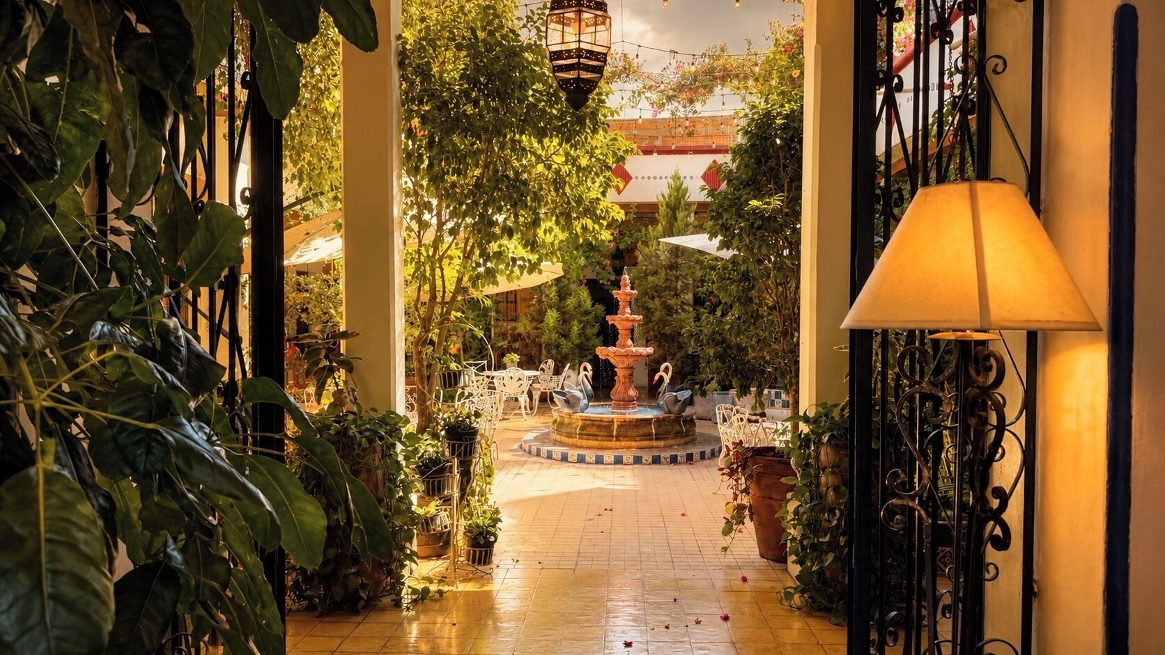 Entrada do alojamento